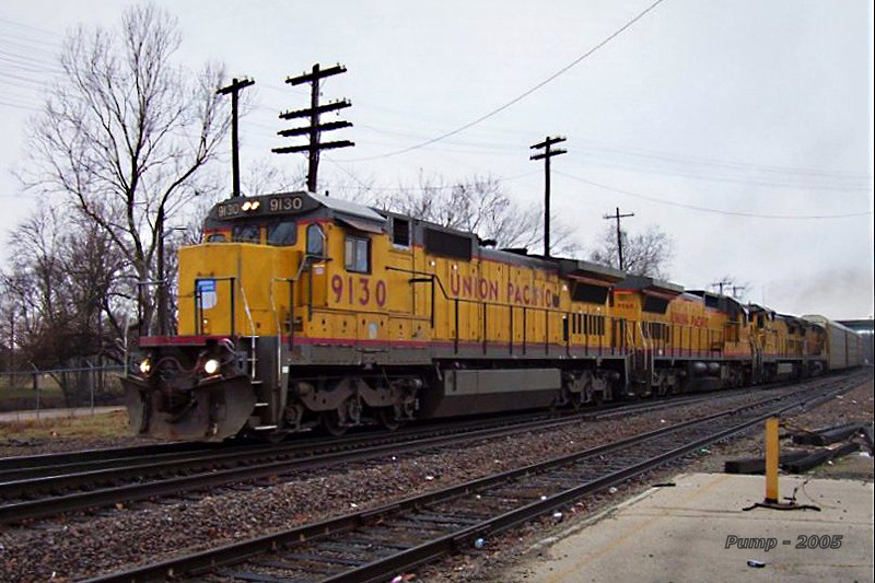 Northbound UP Manifest Train